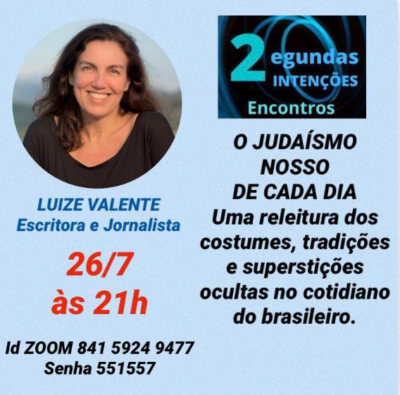 2as INTENÇÕES conversa com a escritora, roteirista e jornalista Luize ...